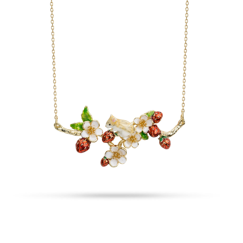 Strawberry & Mouse Necklace – Bill Skinner Studio