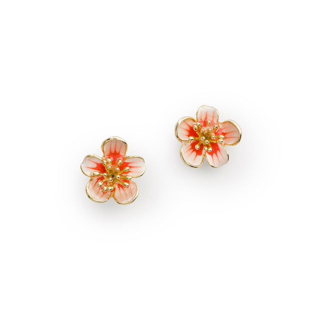Apple Blossom Stud Earrings – Bill Skinner Studio