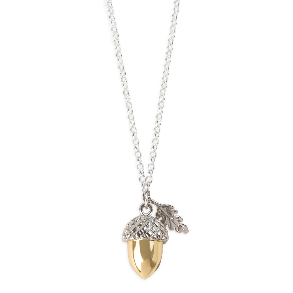 Acorn Long Pendant Necklace – Bill Skinner Studio