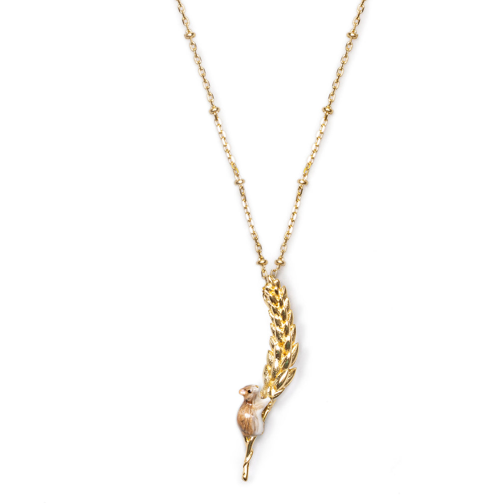 Harvest Mouse & Corn Pendant – Bill Skinner Studio