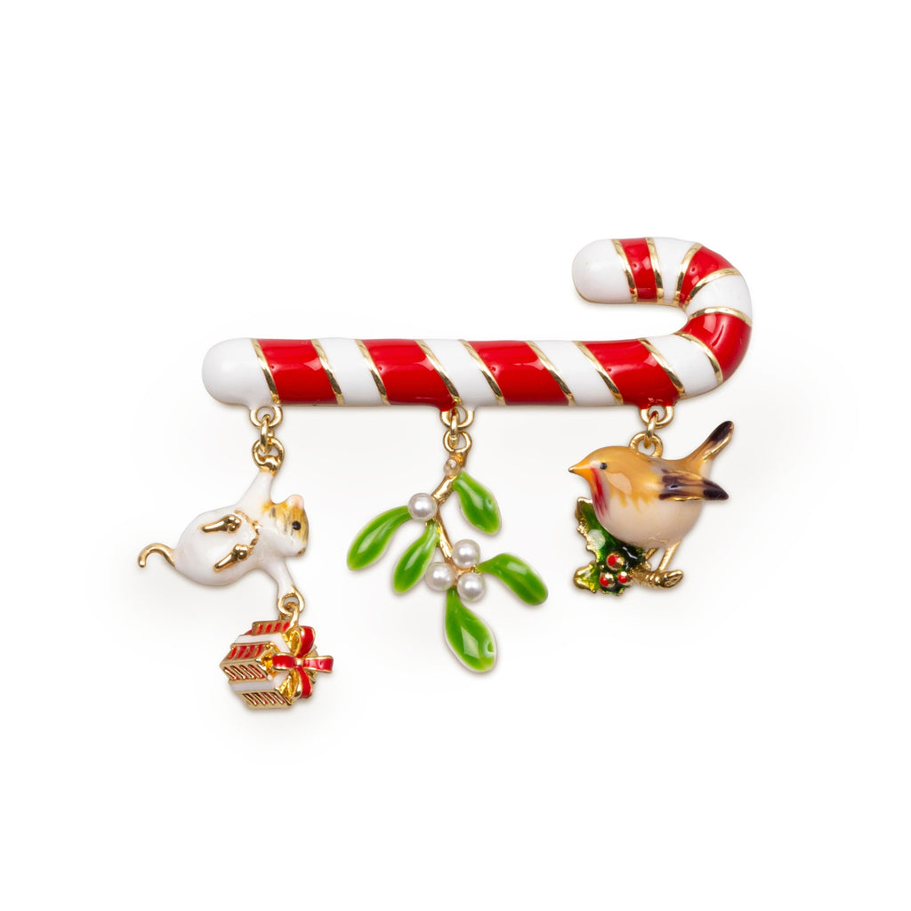 Candy Cane Brooch – Bill Skinner Studio