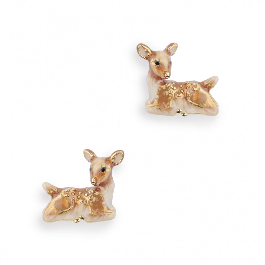 Fawn Studs - Enamel – Bill Skinner Studio